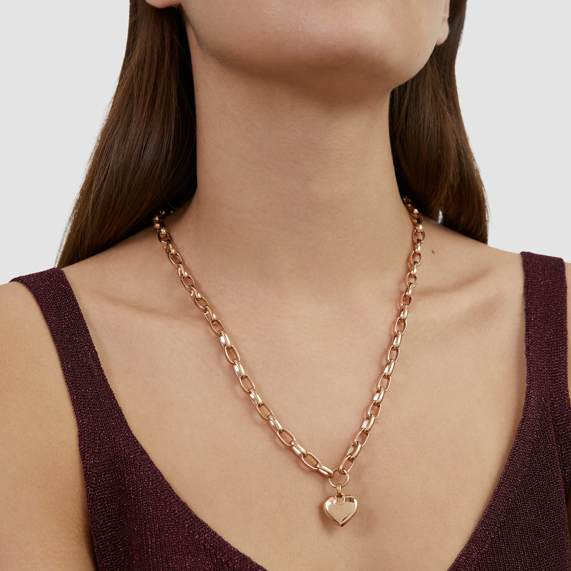 s.Oliver Halskette - Chunky Heart – Cool | Time